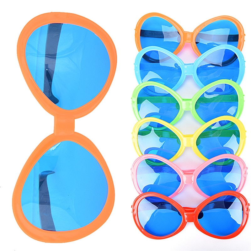 1Pc Big Glasses Party Plastic Glasses Party Props ... – Grandado
