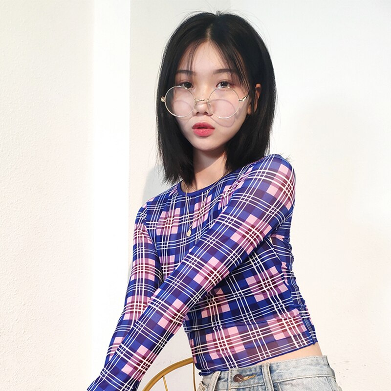 Gogo Stage Rave Outfit Sexy Navel Long Sleeve Pers... – Grandado