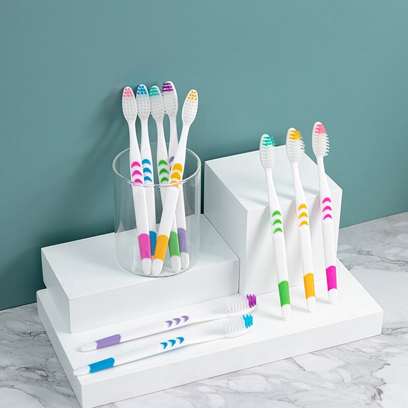 10pcs Toothbrush Adult Bamboo Charcoal Toothbrush ... – Vicedeal