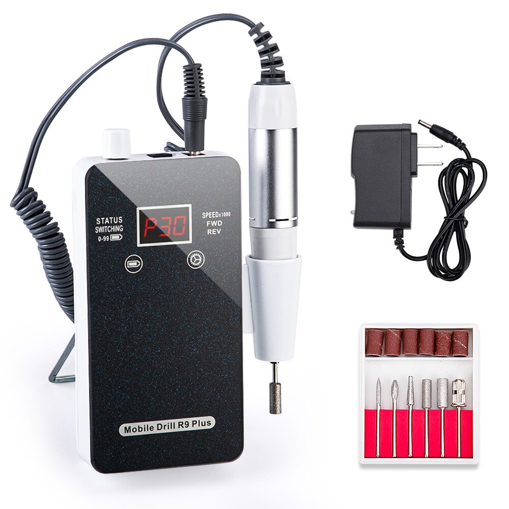 30000 RPM Rechargeable Portable Nail Drill machine... – Grandado