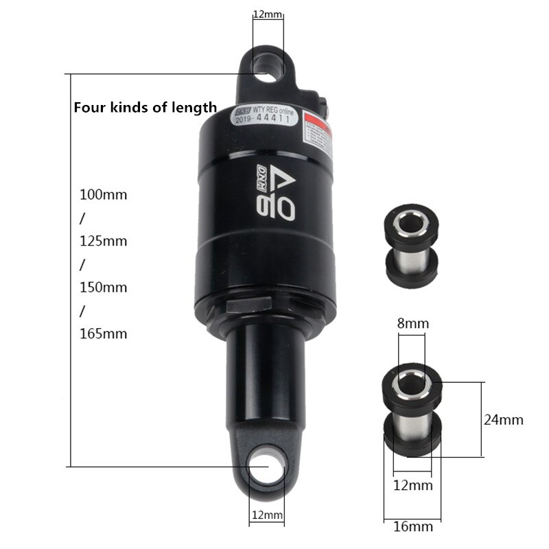 DNM AO-6 bicycle pressure rear shock absorbers fol... – Vicedeal