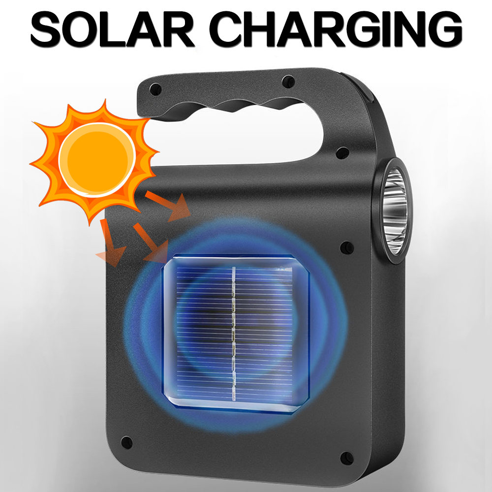 solar/USB charging outdoor lighting COB work light... – Grandado
