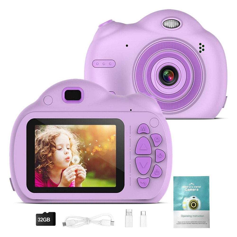 Mini Camera for Kids 2.4 inch Color Screen Video C... – Grandado
