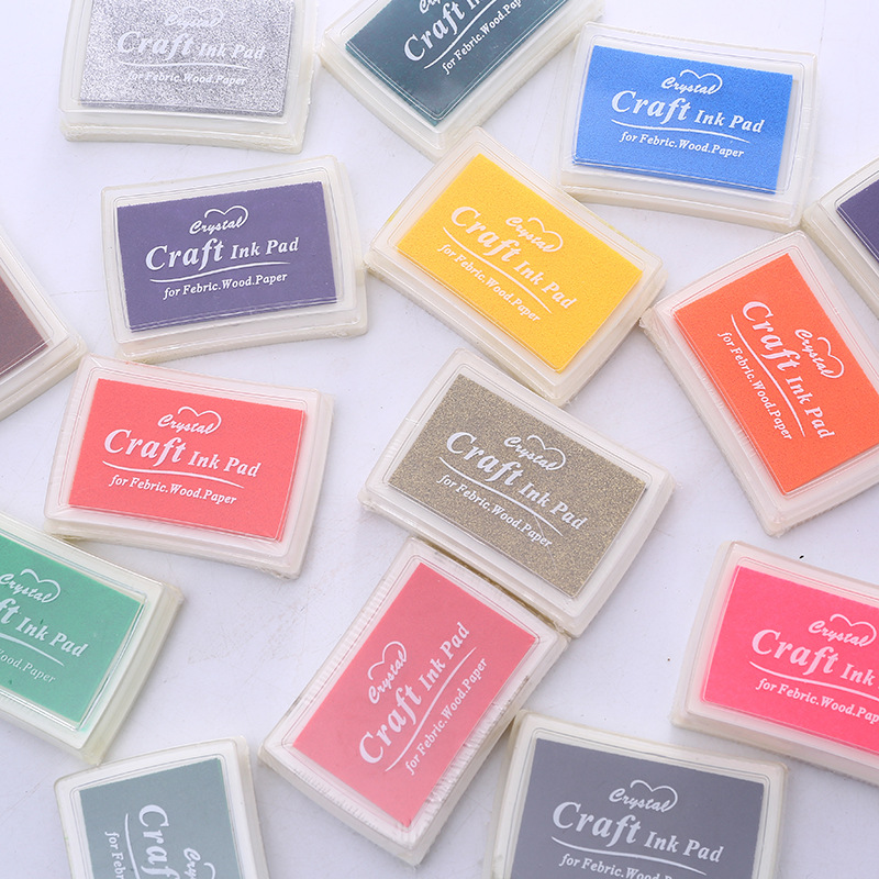 4 colors DIY Scrapbooking Vintage Crafts Ink pad C... – Grandado