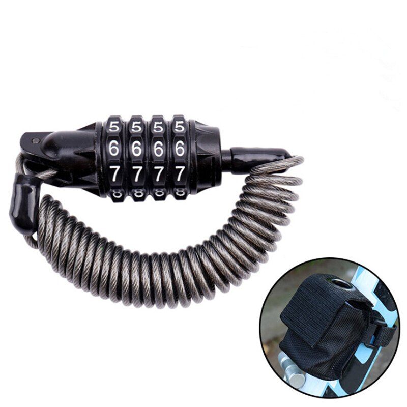 1PCS Bicycle Lock Bicycle Multi-function Wire Lock... – Vicedeal