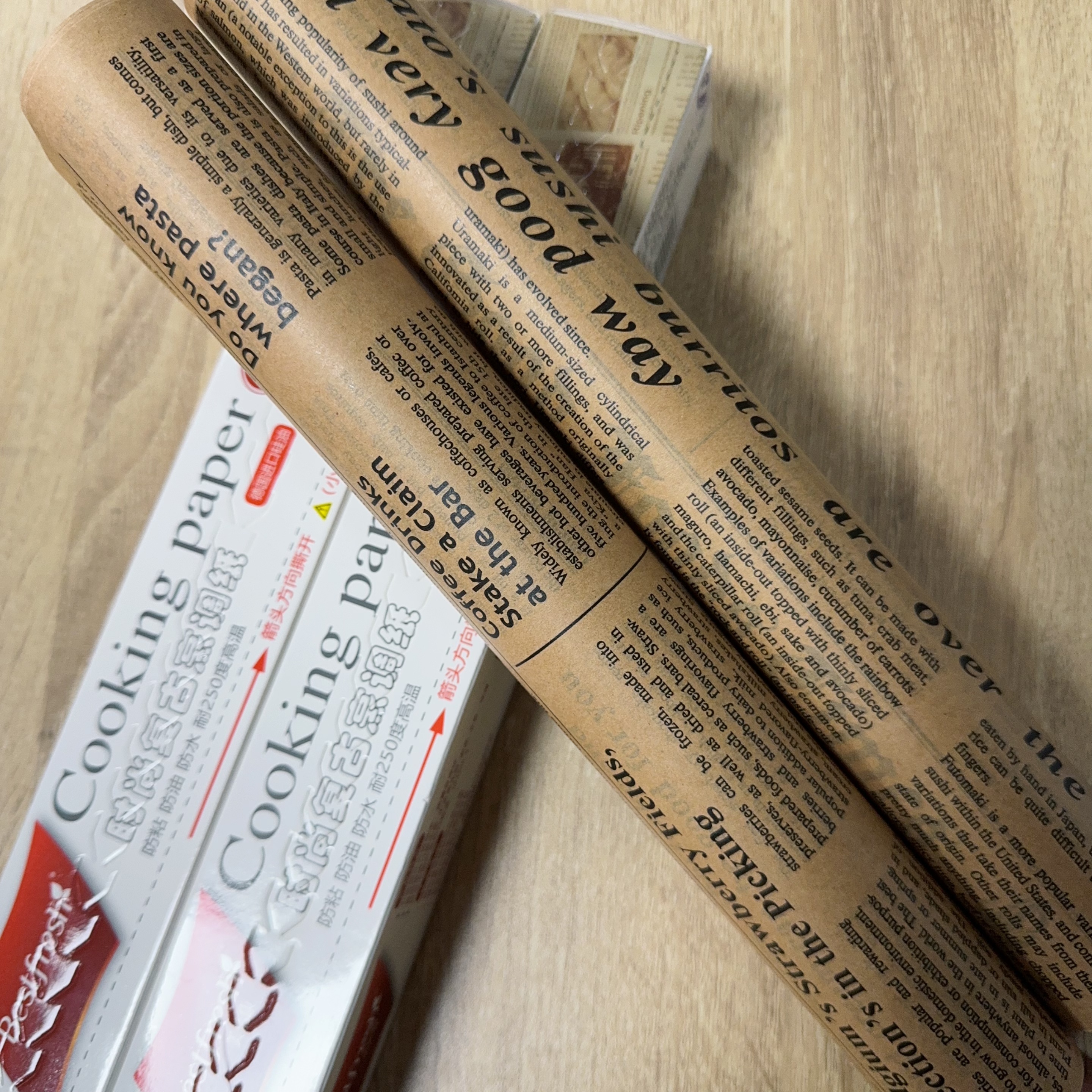 Retro English Newspaper Food Accessories for Bakin... – Grandado
