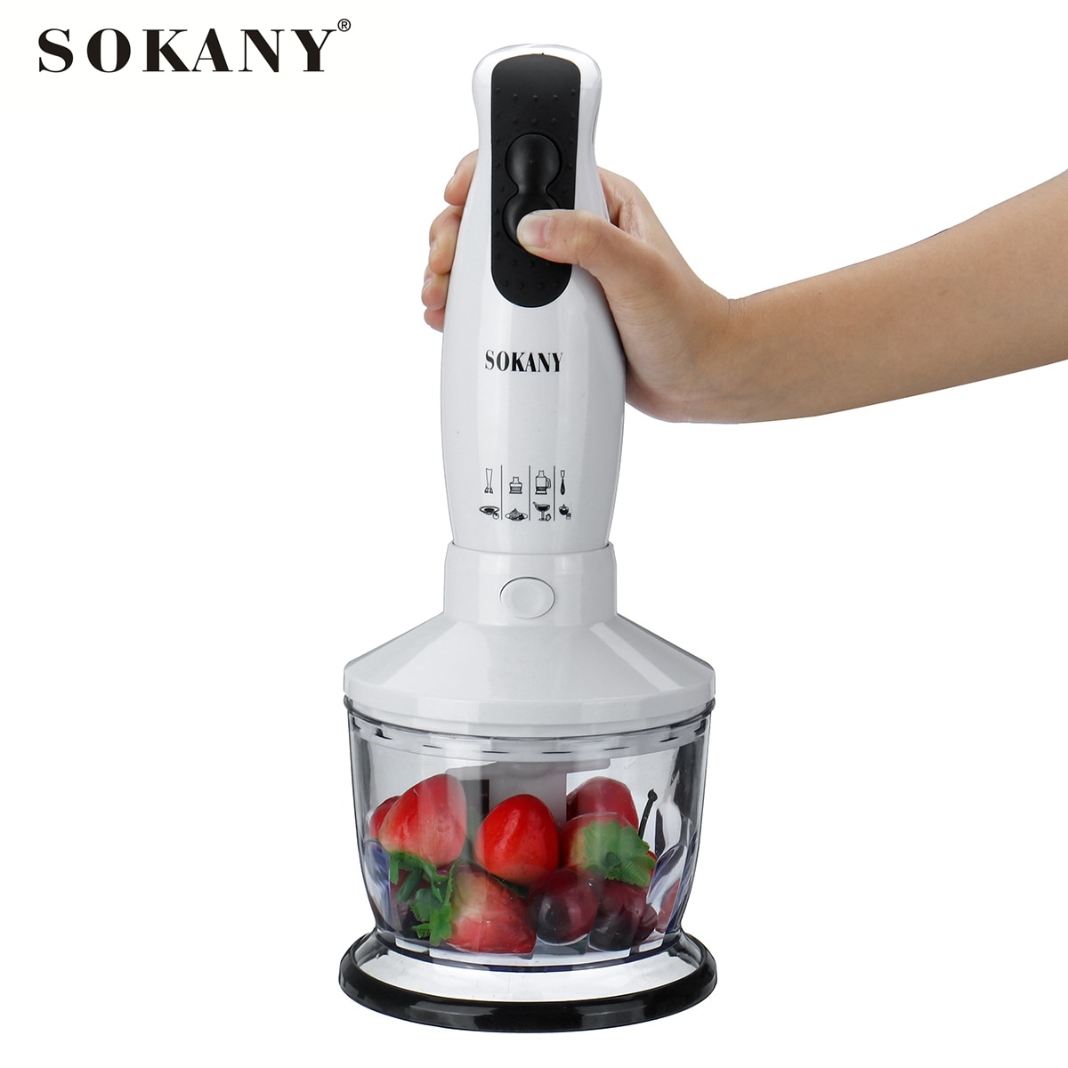 SOKANY 5 in 1 Handheld Mixer Immersion Hand Stick ... – Vicedeal