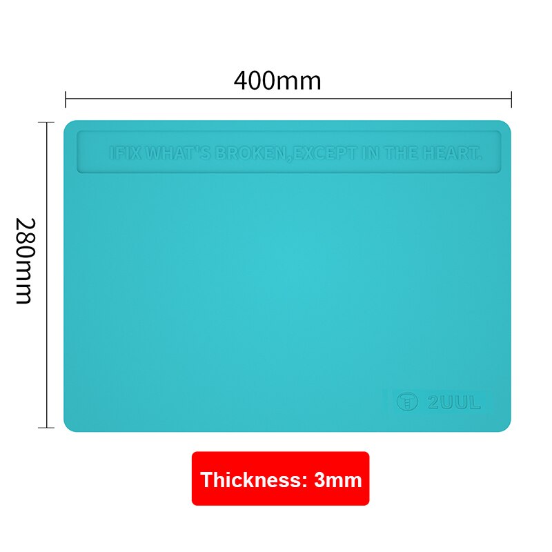2UUL Silicone Pad 400mm*280mm Heat-Resistant Anti-... – Grandado