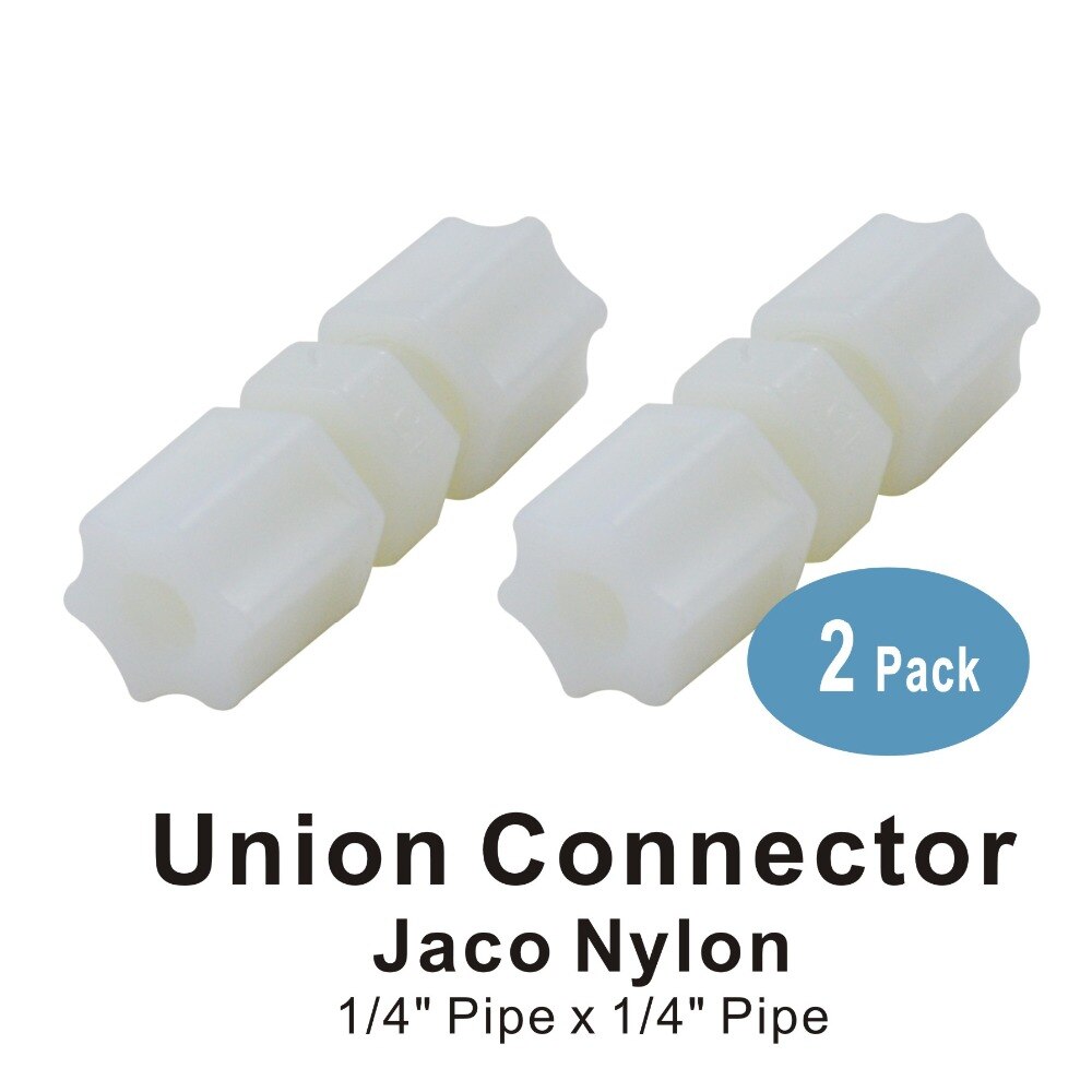 Jaco Nylon Union Connector 1/4-Inch x 1/4-Inch Pip... – Vicedeal