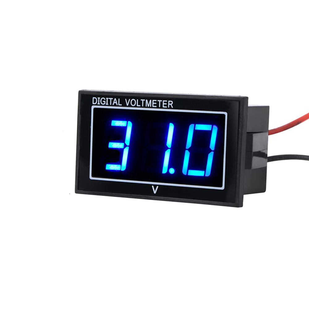 Waterproof Digital Voltmeter Three-digit 0.4' ... – Grandado
