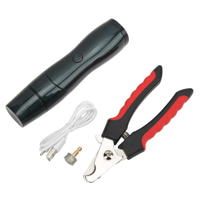 Pet Nail Trimmer Set Ultra Quiet USB Rechargeable ... – Grandado
