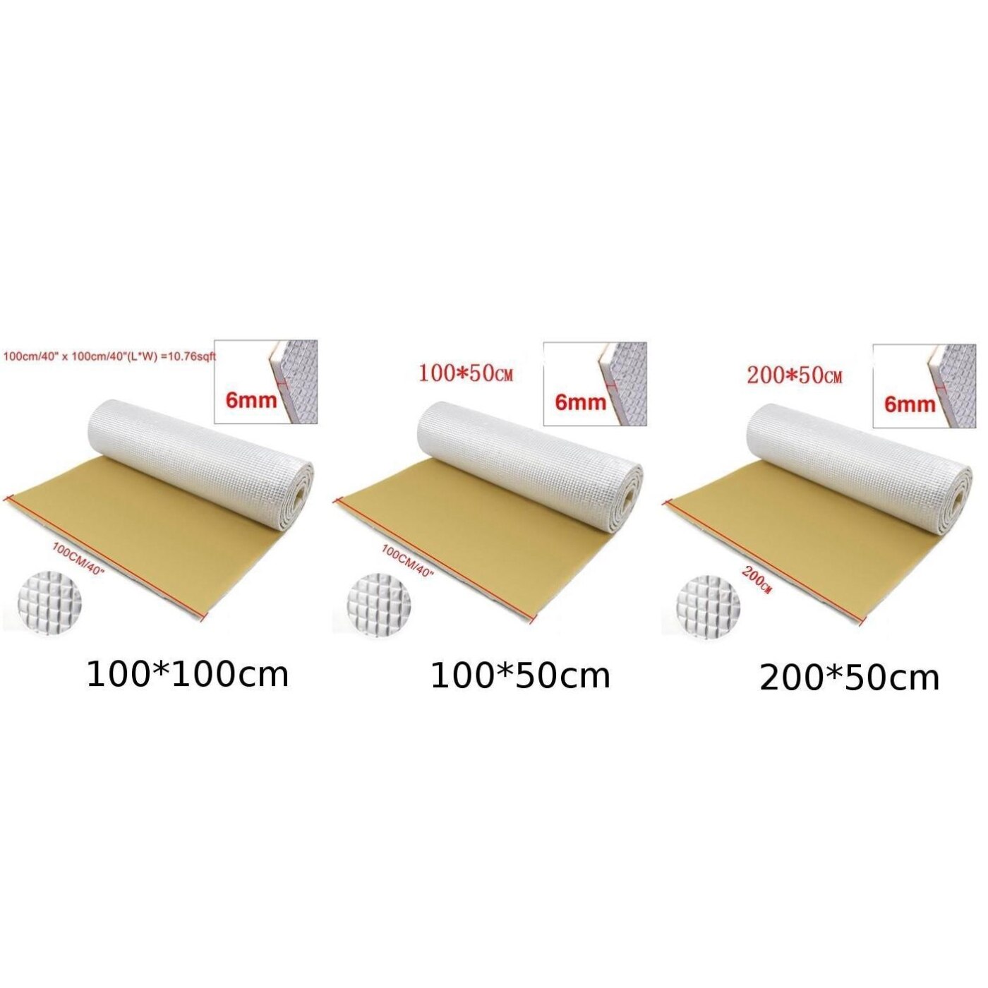 Parts Sound Insulation Universal Auto Metal corros... – Grandado