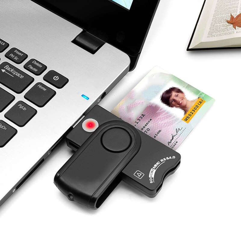 Usb 2.0 Smart Card Reader Mini Sd/Tf Memory Id Ban... – Grandado