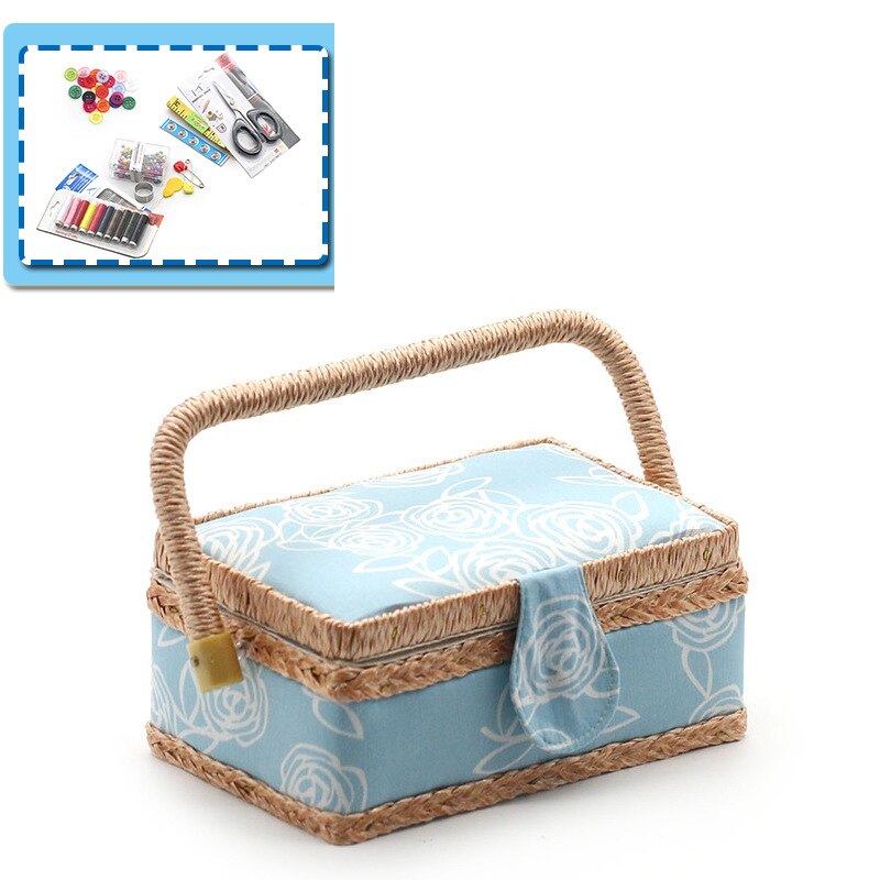 Household Craft Handmade Sewing Basket Thread Need... – Grandado