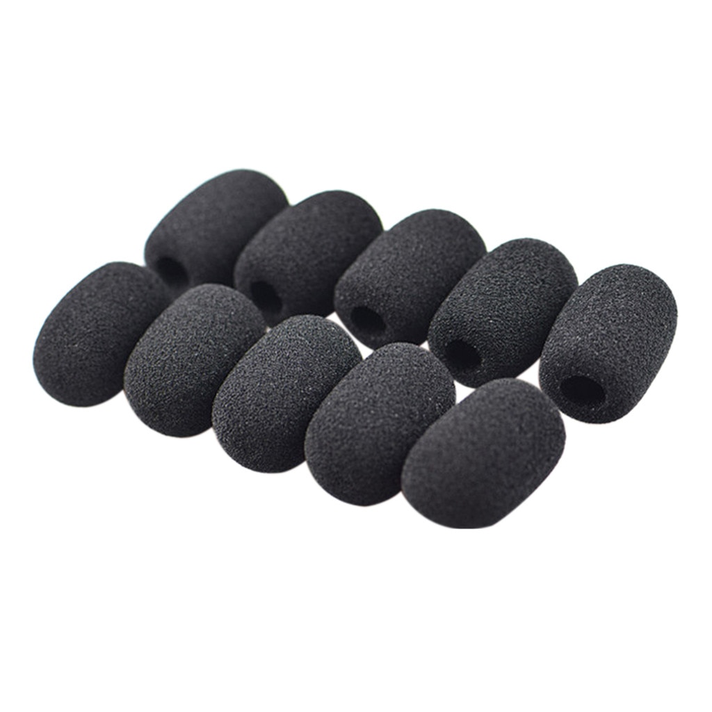 10Pcs Mini Lapel Headset Microphone Mic Windscreen... – Grandado