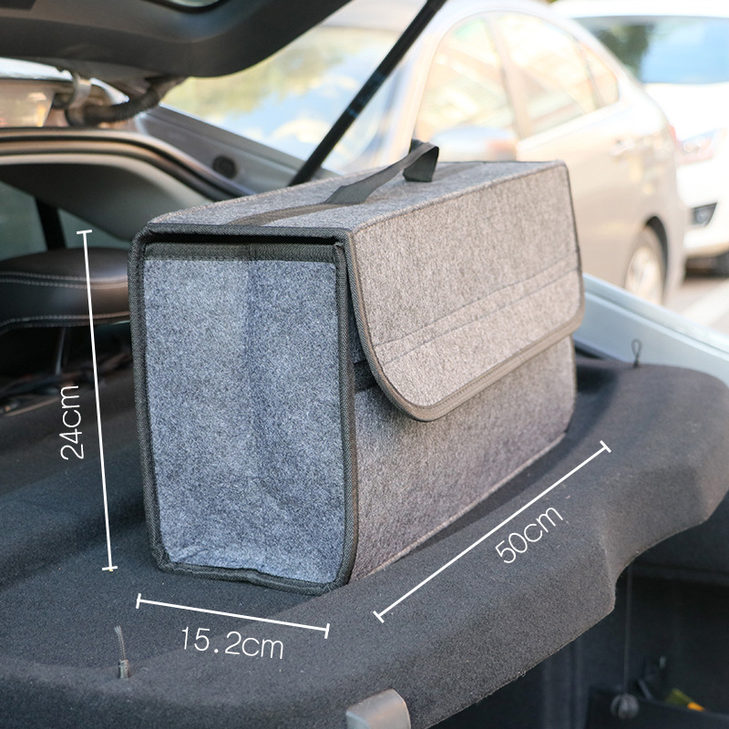 Car Trunk Organizer Soft Felt Storage Box Large An... – Grandado
