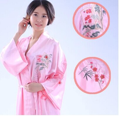 Women Kimono Japanese Style Bath Robe Nightgown Go... – Grandado