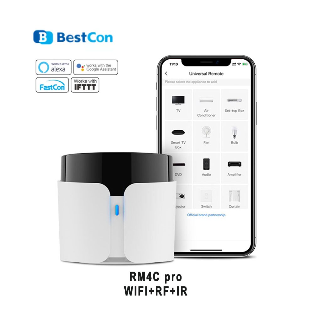 2021 Broadlink Rm4c Pro Ir Rf Wifi Telecomando Uni Grandado