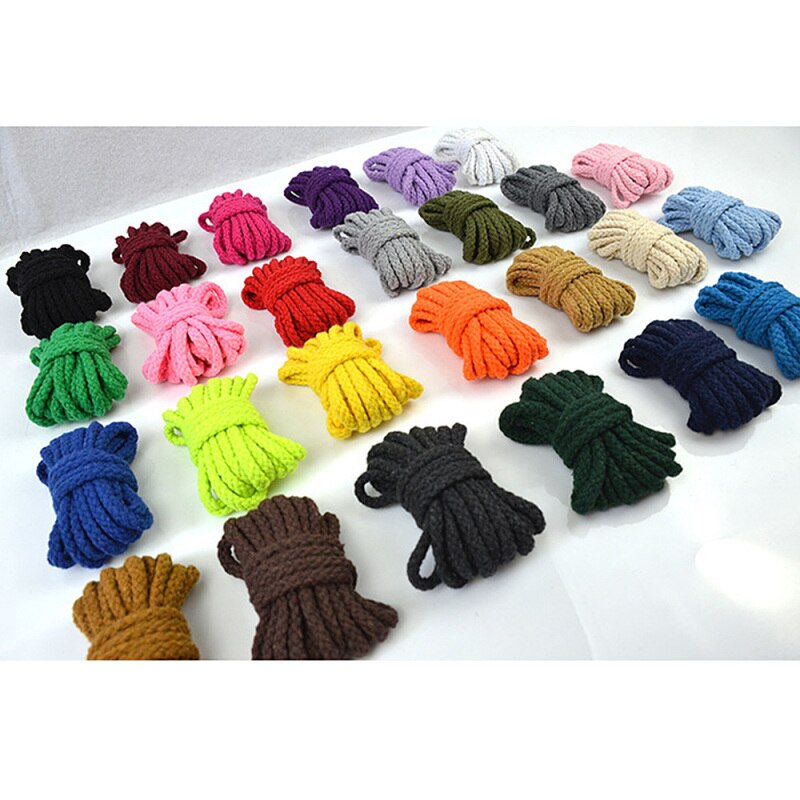 10Meters 7mm Eight-Strand Colorful Cotton Rope Thi... – Vicedeal