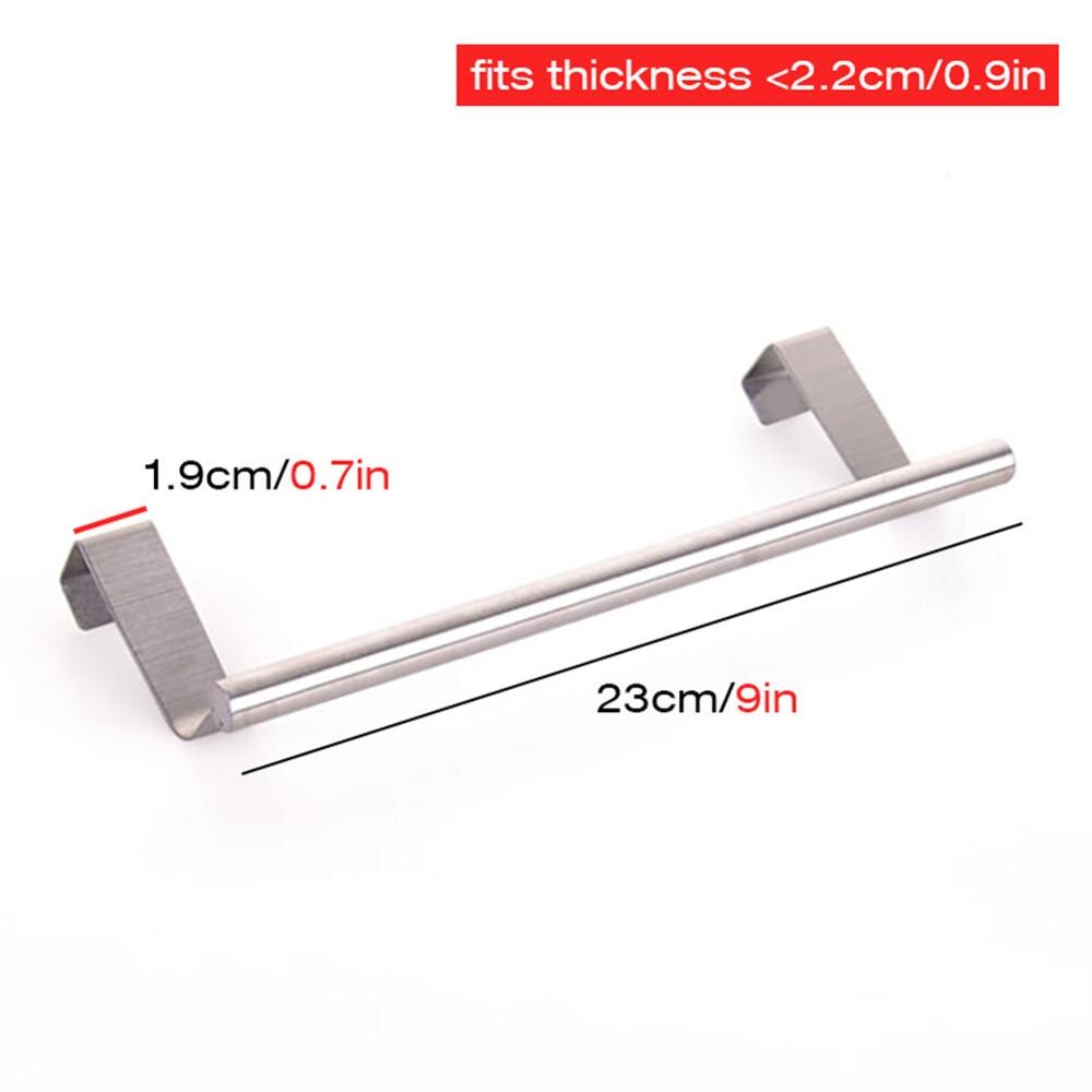 Single Towels Rack Over The Door Towel Rail Stainl... – Grandado