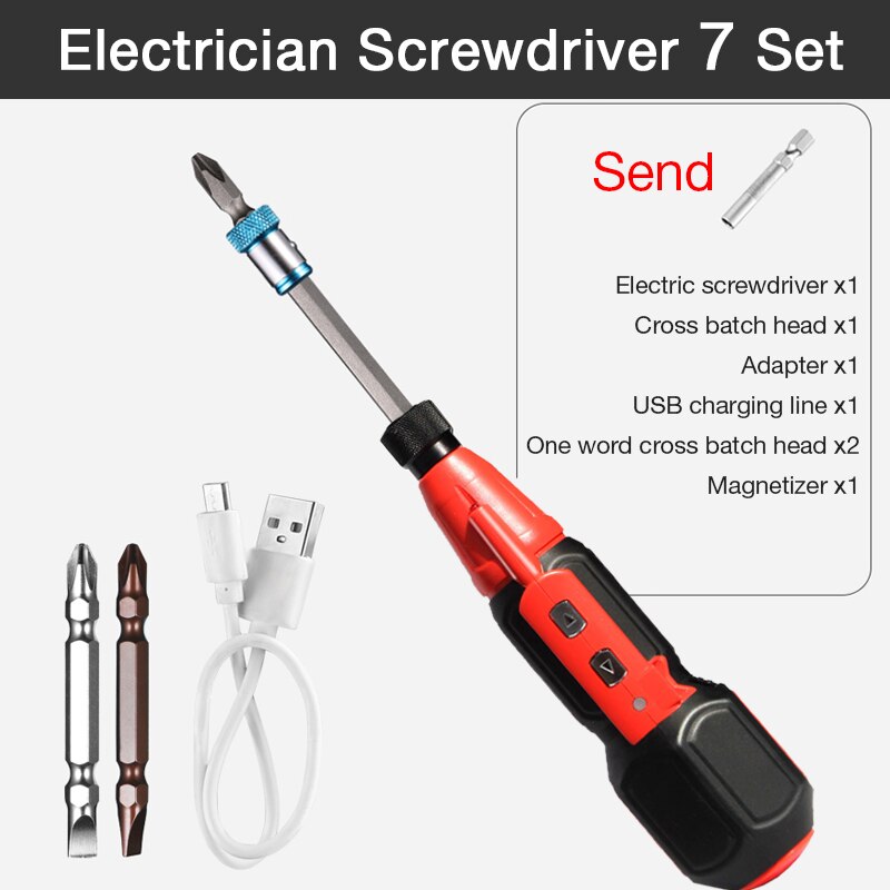 Draadloze Schroevendraaier Multifunctionele Huisho... – Vicedeal