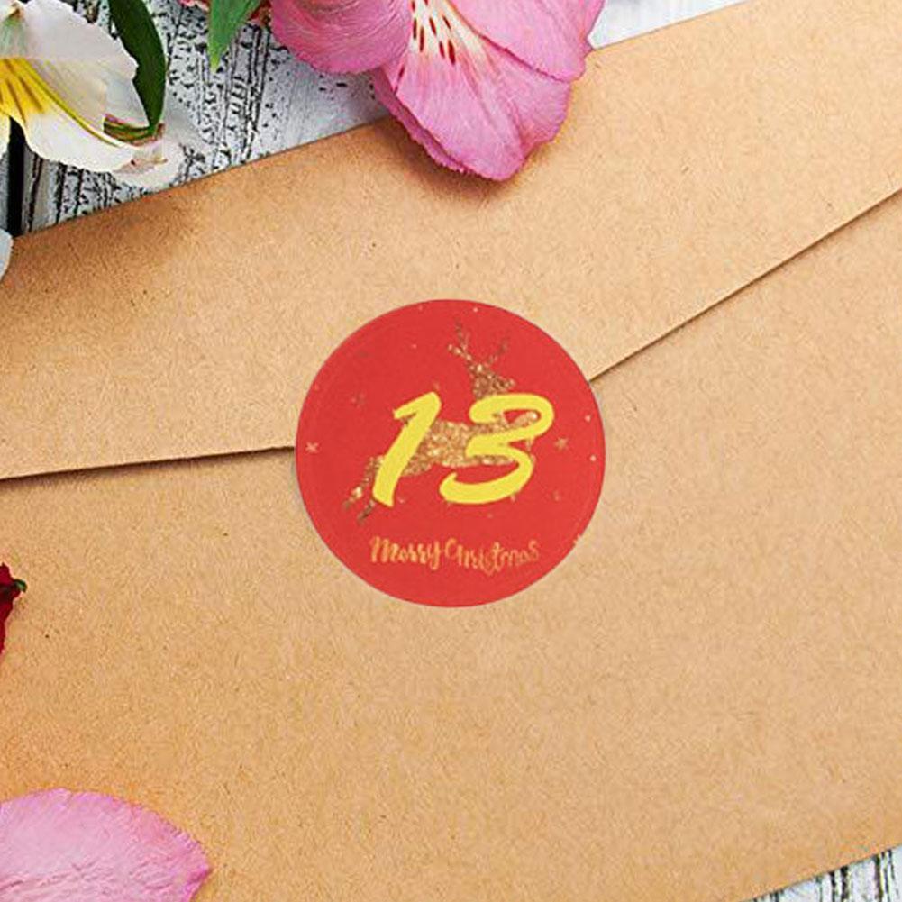 Number Paper Stickers Merry Christmas Stickers Adv... – Grandado