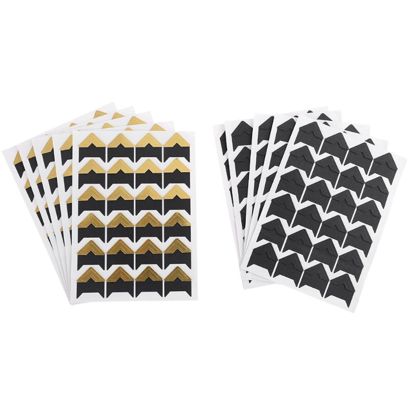 10 Sheets Photo Corners Self Adhesive Stickers, Ph... – Vicedeal