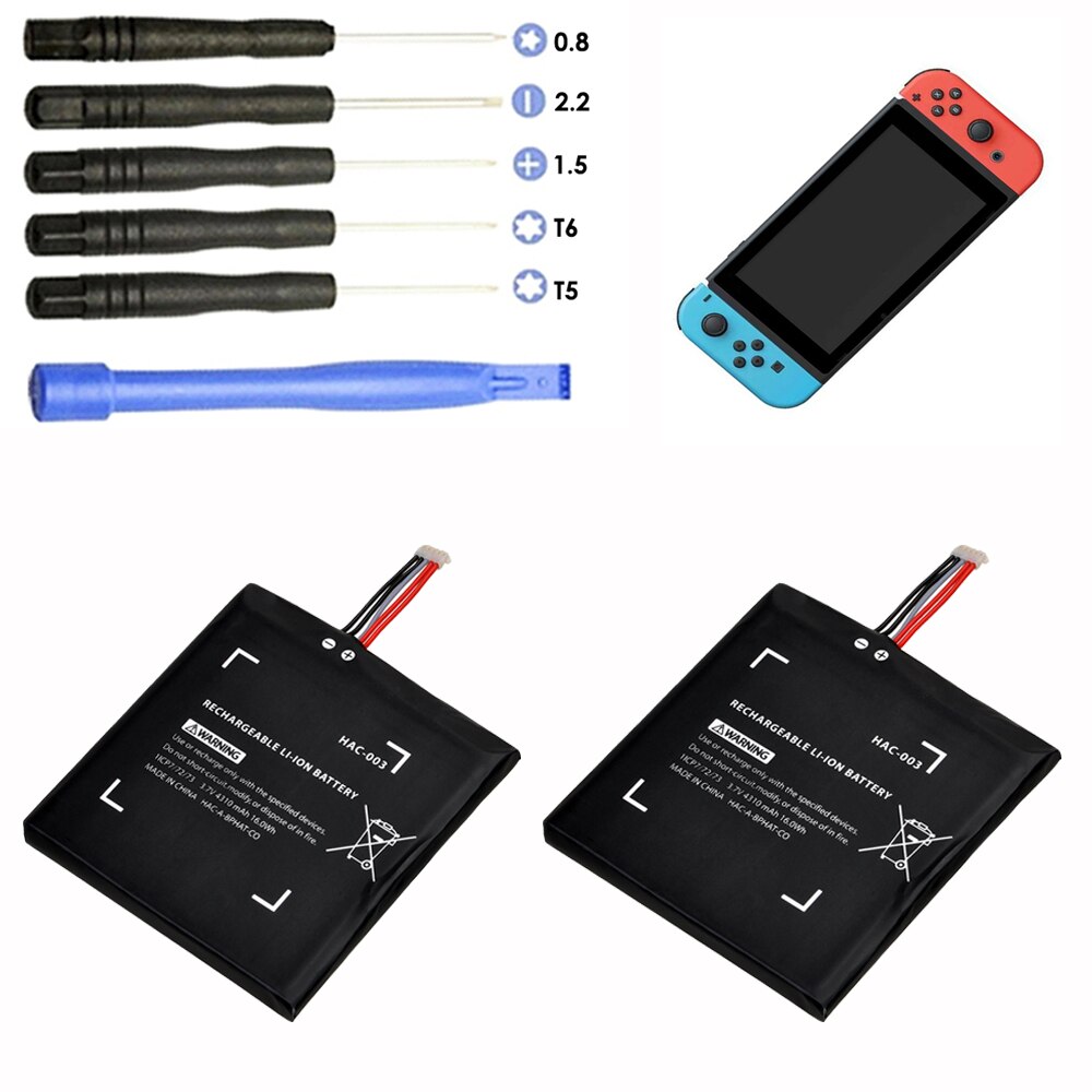 2pcs 3.7V 4310mAh HAC-003 Rechargeable Battery Kit... – Grandado