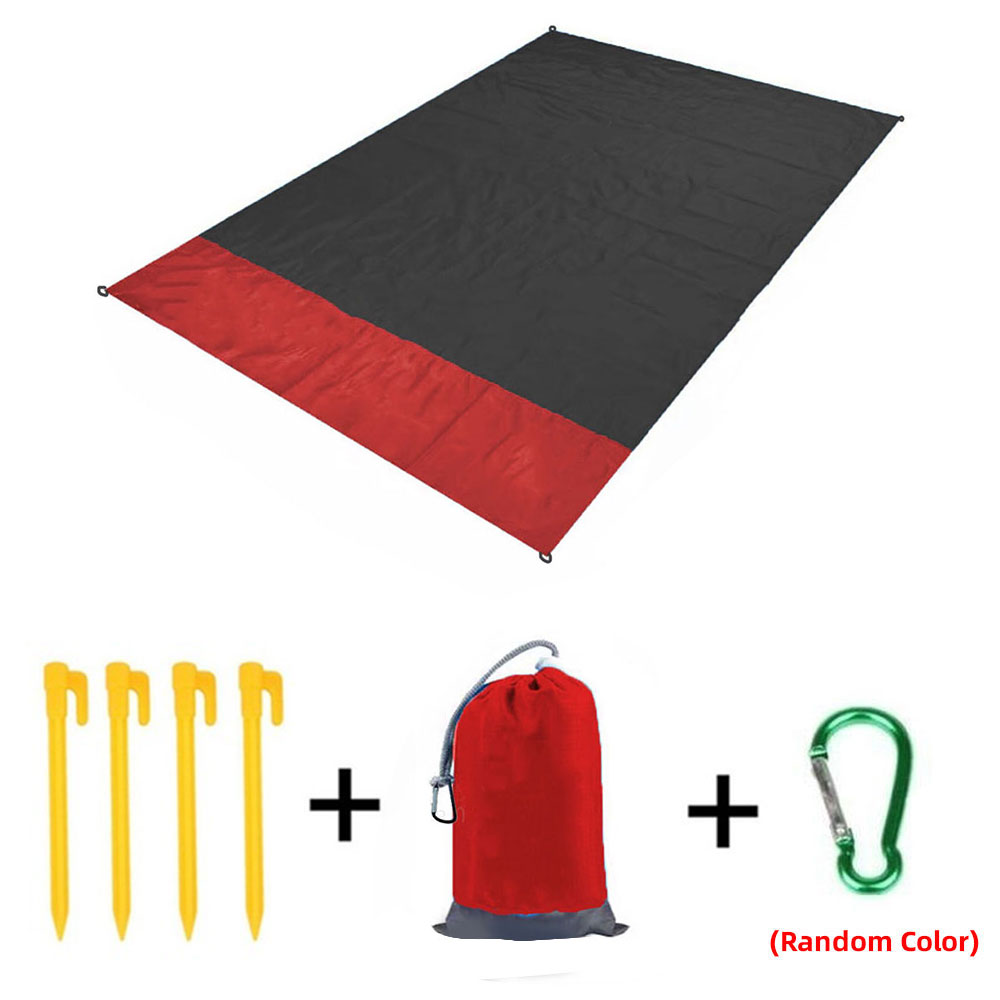 210 * 200cm Folding Camping Carpet Pocket Blanket ... – Grandado
