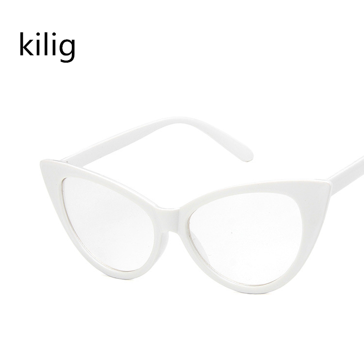 Kilig Plain Eye Frame Spectacle Cat Eye glasses Ey... – Grandado