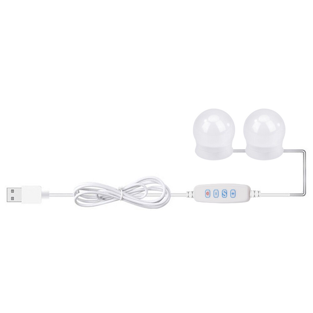 3 Modes Colors LED Makeup Mirror Light Kits 2/6/10... – Grandado