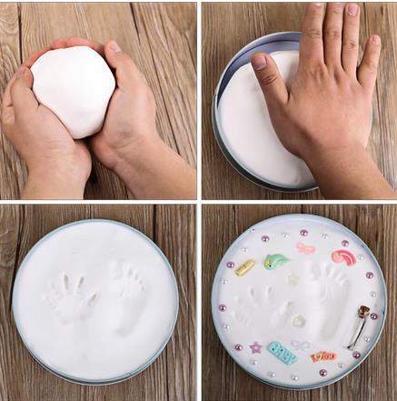 Baby Souvenirs Hand Footprint Imprint Children's H... – Vicedeal