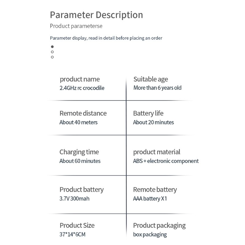 Crocodile Boat Toy Remote Control Toy Simulation C... – Grandado