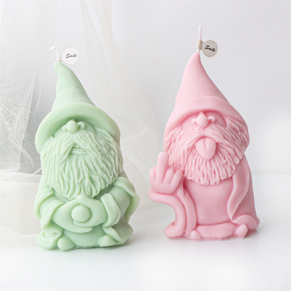Funny Dwarf Silicone Candle Molds Christmas Dwarf ... – Grandado