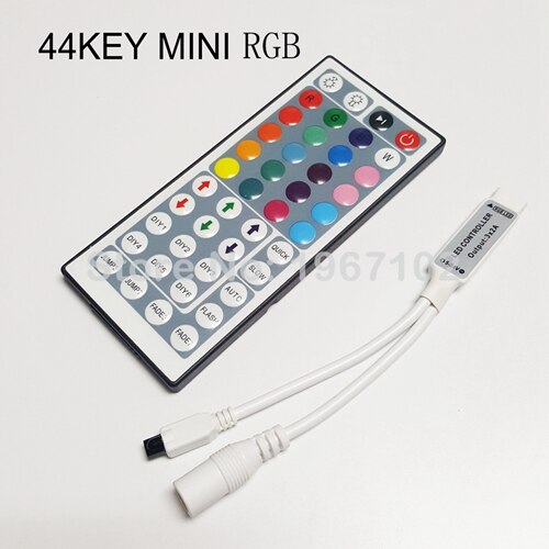 Controlador Led único RGB DC 12V 24key Box 44key 1... – Grandado