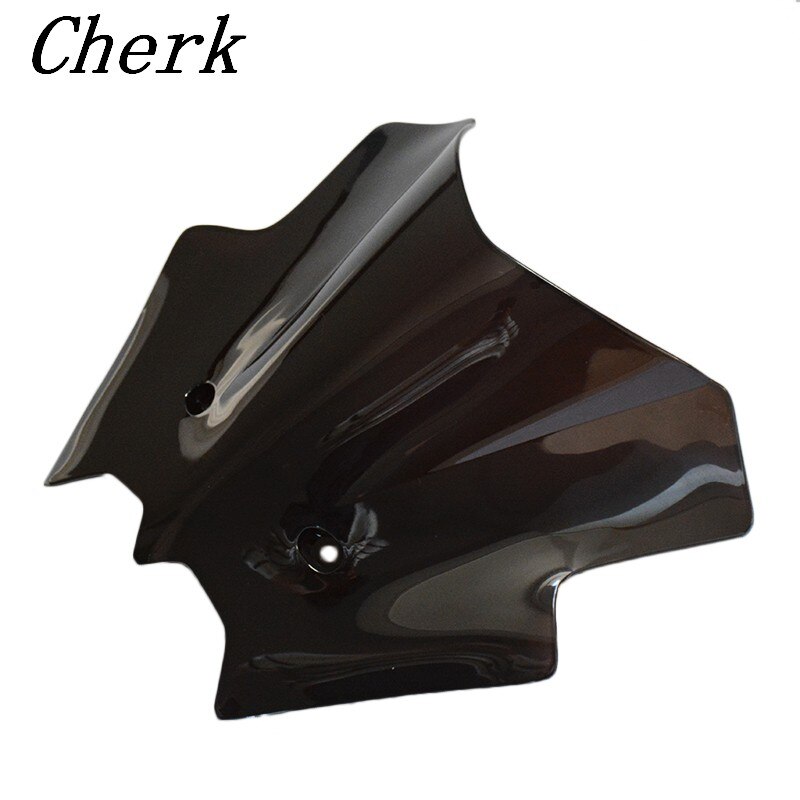 Motorcycle Black Windshield Windscreen Double Bubb... – Grandado