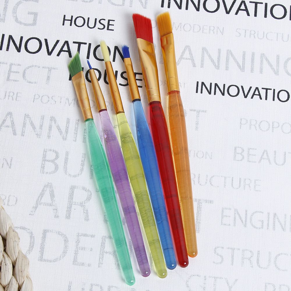 6pcs/set Diy Colorful Fondant Brush Cake Decoratin... – Vicedeal