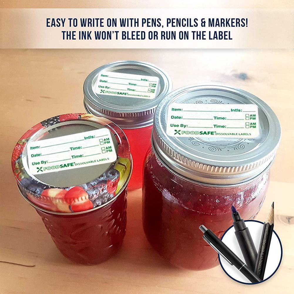 1 Roll Of 250 Pcs Food Labeling Stickers Self-Adhe... – Grandado