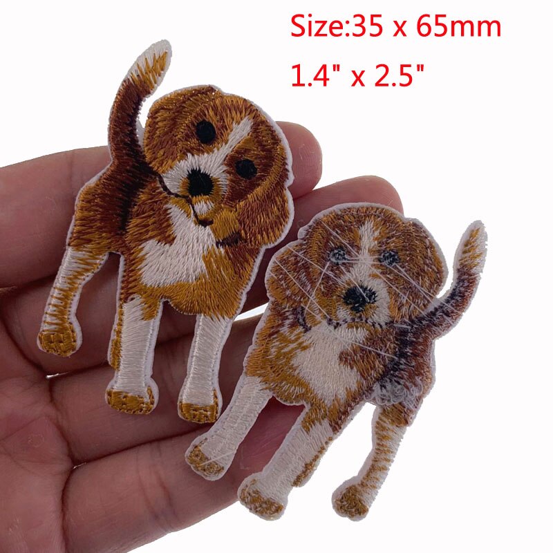 Iron on Patches Embroidery Animal Bird Dog Deer Ca... – Grandado