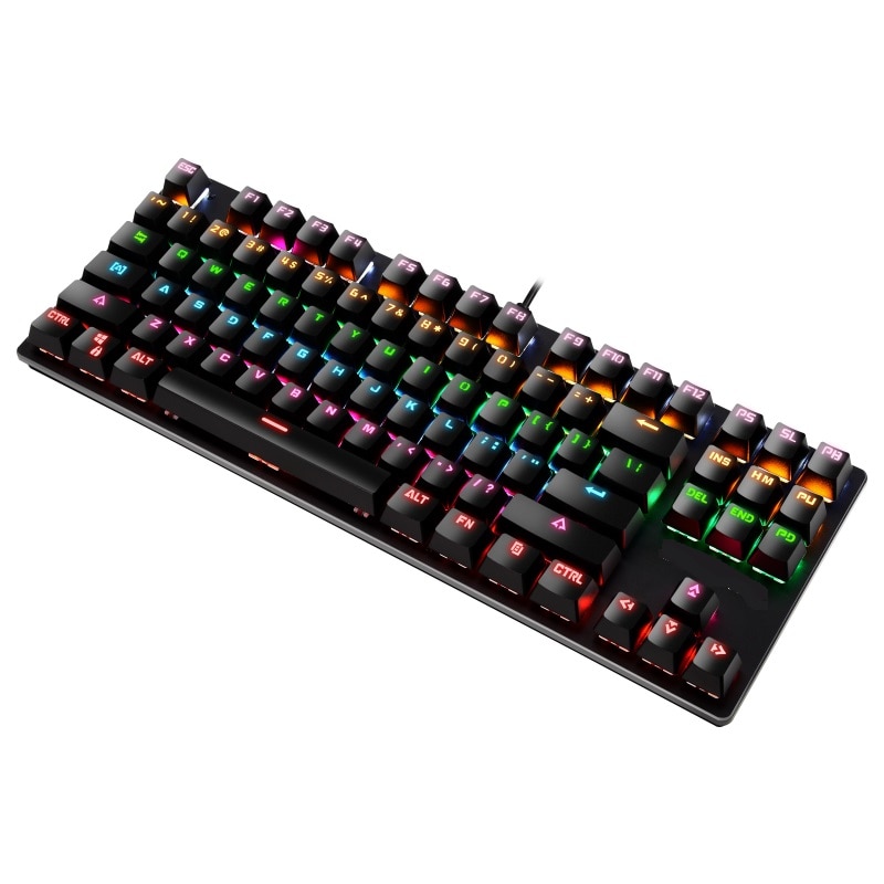 2Types Gaming Mechanical Keyboard 87-Key Gaming Ga... – Grandado