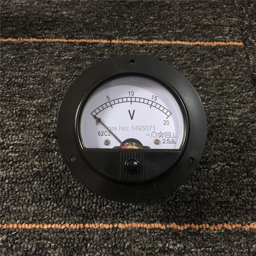 1 pièces 62C2 DC 20V rond analogique Volt tension ... – Grandado