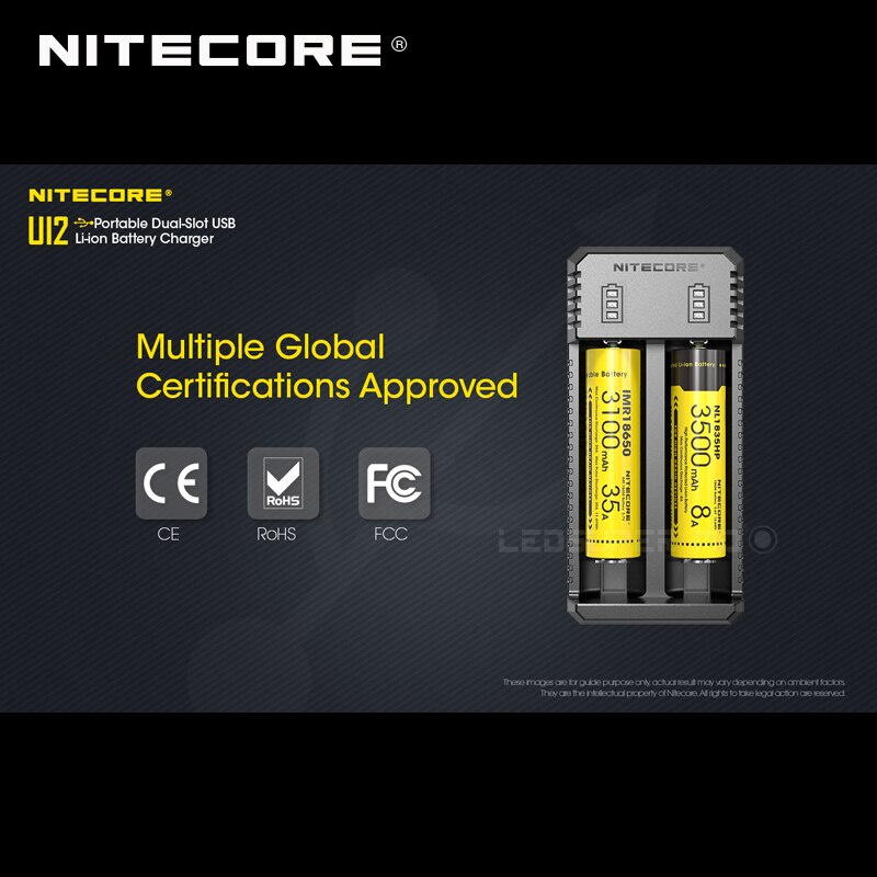 Dual-slot NITECORE UI2 Portable USB Charger for Li... – Grandado