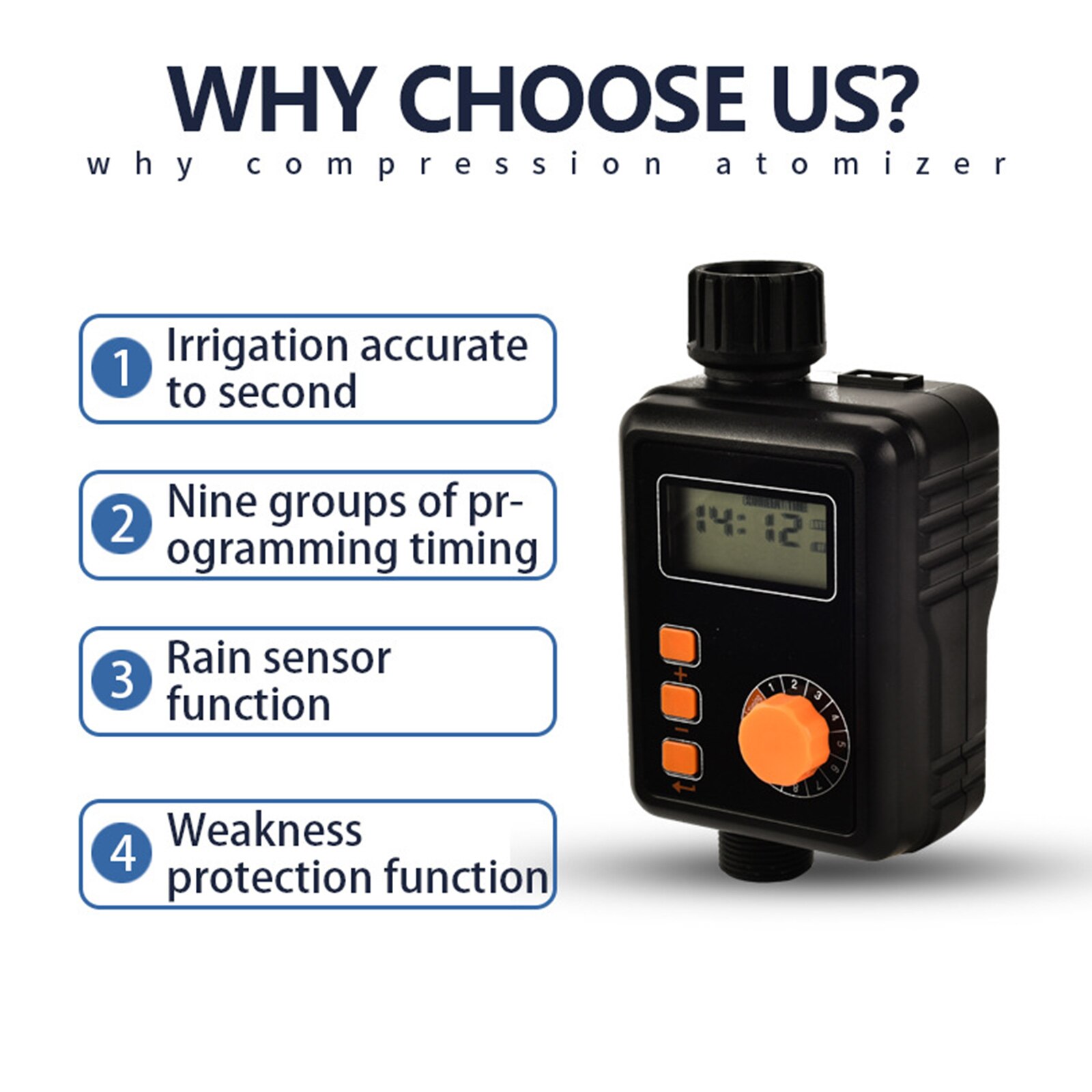 Programmable Garden Digital Electronic Water Timer... – Vicedeal