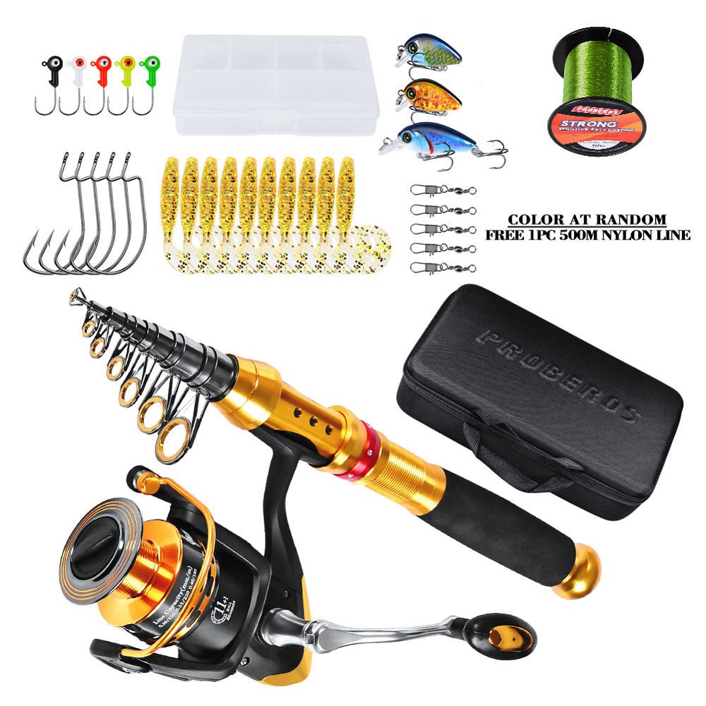 Fishing Gear Set Carbon Telescopic Fiber Fishing R... – Grandado