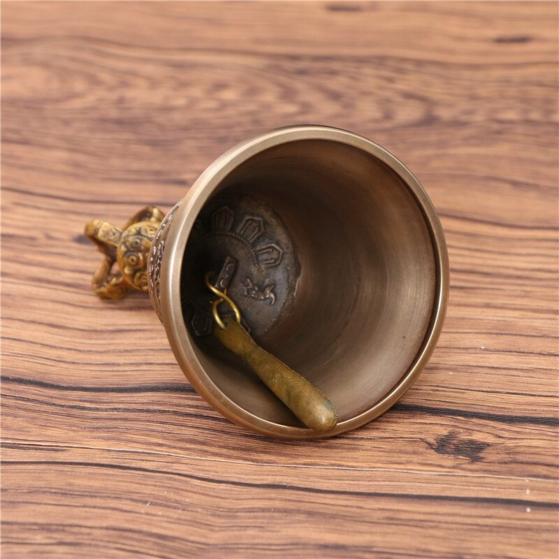 Nepalese Copper Bell Tibetan Buddhist Tantric Inst... – Grandado