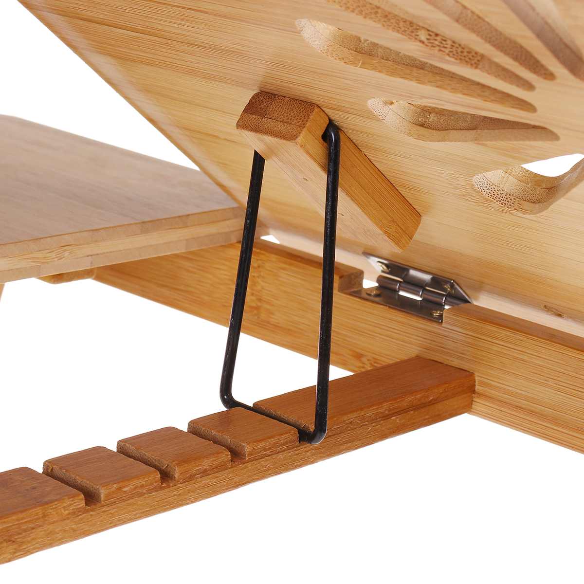 Bamboo Folding Laptop Desk Notebook Table Adjustab... – Grandado