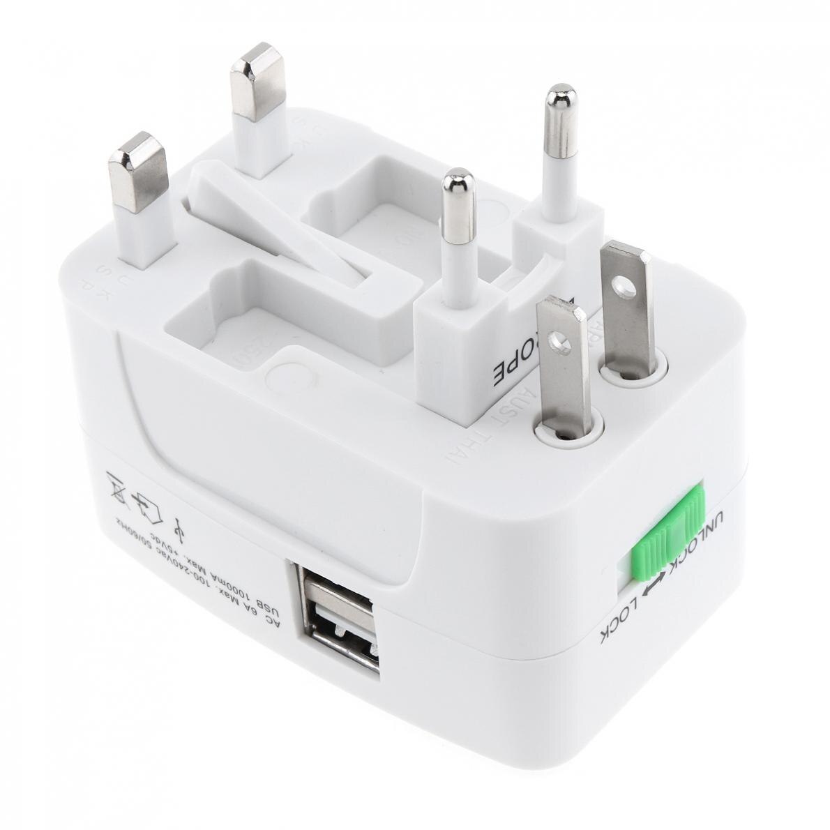 Universal International Travel Adapter Plug Dubbel... – Grandado