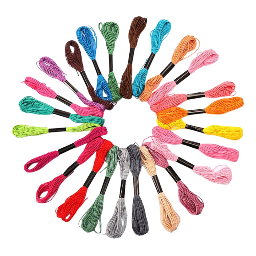 Embroidery Floss Kit 24/36Pcs Thread Bracelets Flo... – Grandado