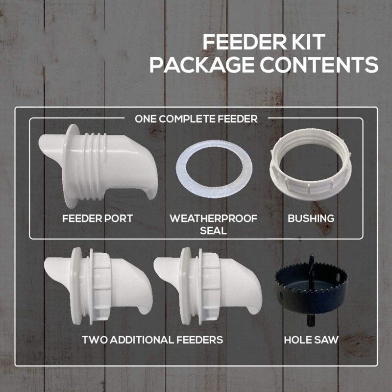 -Poultry Pro Feeder Chicken Feeder Saw Bucket Barr... – Grandado