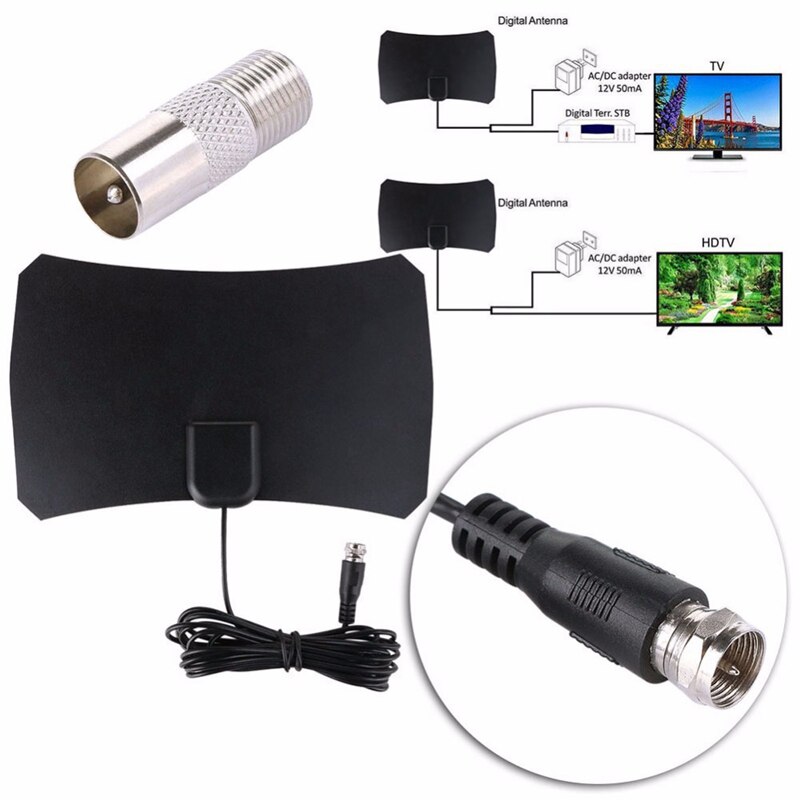 Indoor Digital TV Antenna Aerial Signal Amplifier ... – Grandado